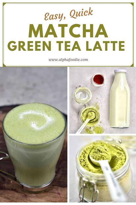 How To Make Matcha Latte Alphafoodie