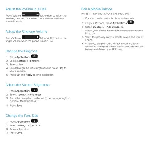 Cisco Ip 전화기 8800 시리즈 빠른 시작 Webex Teamsunified Cm에서 통화
