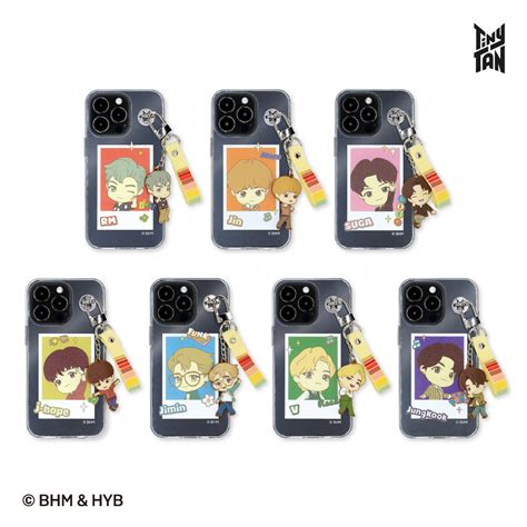 타이니탄 키링 투명젤리케이스 다이너마이트 사진 상상과상상