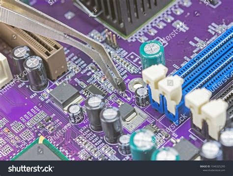 Empty Cpu Processor Socket Pins On Stock Photo Edit Now 1046325295