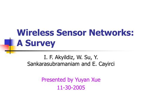 Ppt Exploring Wireless Sensor Networks Survey And Network Design Factors Powerpoint