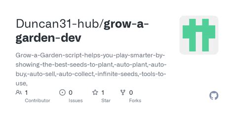 Github Duncan31 Hubgrow A Garden Dev Grow A Garden Script Helps You Play Smarter By Showing