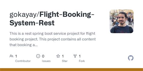 Github Gokayayflight Booking System Rest This Is A Rest Spring Boot Service Project For