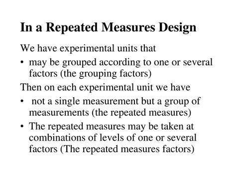 Ppt Repeated Measures Designs Powerpoint Presentation Free Download Id 410137