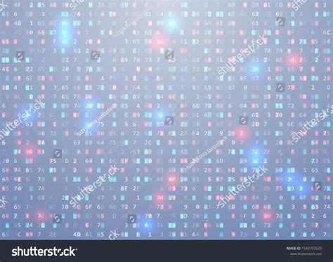 vector hex code background highlight important stock vector royalty
