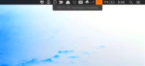 Wi Fi No Hardware Installed Error Occurred In OS X El Capitan How To