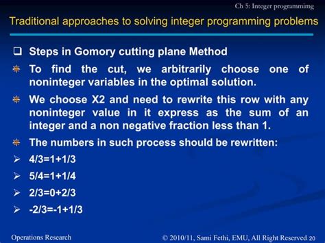 Integer Programming Gomory Pdf