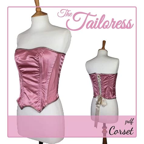 Corset PDF Sewing Pattern The Tailoress