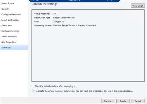 How To Create A Vm In Scvmm 2016 Without Any Vm Template Why Azure