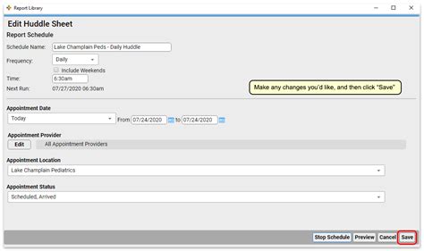 Schedule Reports In Pcc Ehr Pcc Learn