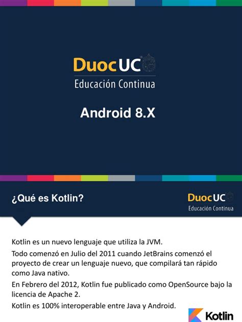 1 2 introducción a kotlin pdf java lenguaje de programación tipo de datos