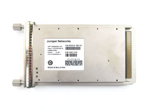 Juniper Original Cfp 100gbase Lr4 100gb Single Mode 10km Cfp Transceiver
