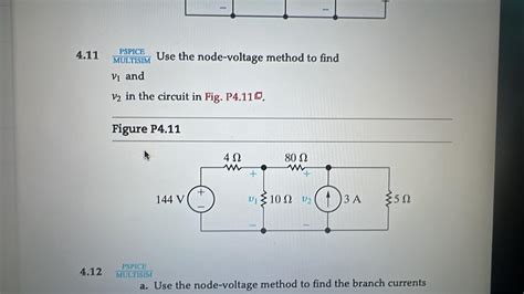 solved analyze the circuit using the node voltage method to
