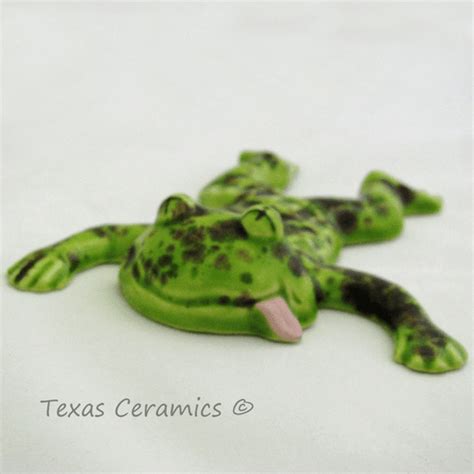 Ribbit No More The Run Over Road Kill Frog Tea Bag Holder Or Gag T