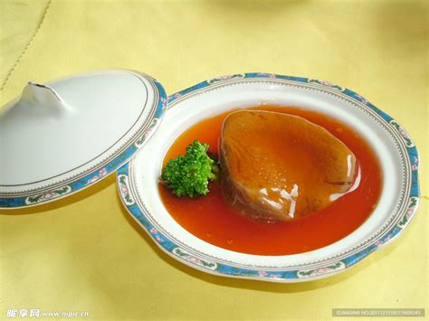 鲍汁百灵菇摄影图 传统美食 餐饮美食 摄影图库 昵图网