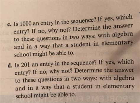 Solved 6 X Consider The Arithmetic Sequence Whose First Few