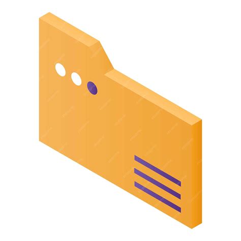 Premium Vector File Folder Icon Isometric Of File Folder Vector Icon