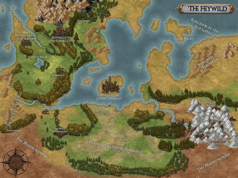 Feywild Map In The Dark Feywild World Anvil