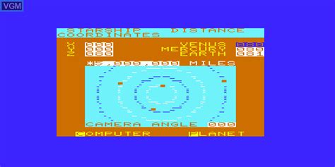 Visible Solar System The For Vic20 Commodore Vic 20 The Video Games Museum