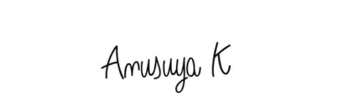 70 Anusuya K Name Signature Style Ideas Awesome Online Autograph