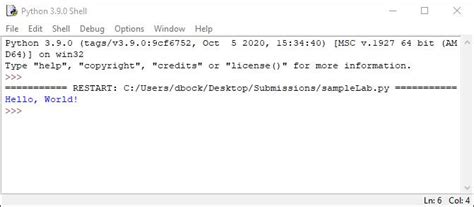 Note That If The Text File Has Been Closedyou Can Re Open It Using The Main Idle Shell Using