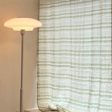 링클 스트라이프 미드센츄리 모던 블라인드 커튼 감도 깊은 취향 셀렉트샵 29cm