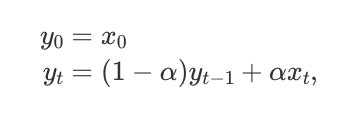 Python How To Use Pandas Ewm Mean With A Halflife And A Non Adjusted Decay Stack Overflow