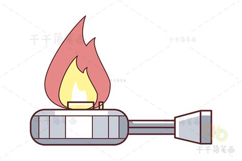 炉头简笔画 生活用品简笔画