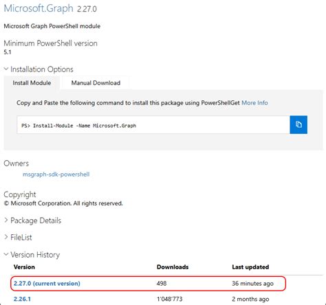 Microsoft Graph PowerShell Modules 2 27 0 Released Icewolf Blog