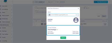 Logging A Client Attendance Daftra Knowledge Base