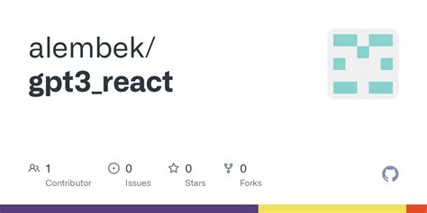 Github Alembekgpt3react
