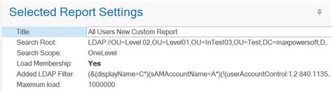 How To Create Custom Reports Documentation Ad Reports Maxpowersoft