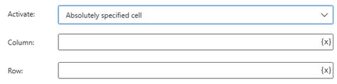 Activate Cell In Excel Worksheet Actionpower Automate Desktop
