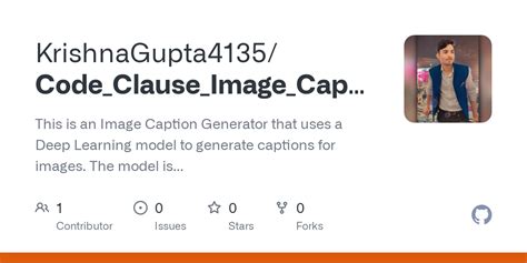 Github Krishnagupta4135codeclauseimagecaptiongenerator This Is An Image Caption