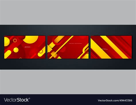 Modern Red Orange Yellow Abstract Background Vector Image