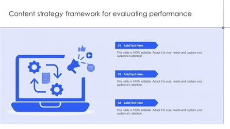 Content Strategy Framework For Evaluating Performance Ppt Template