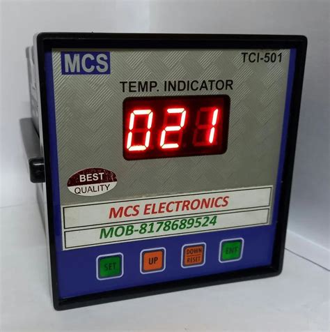 Analog Digital Temperature Indicator For Industrial Use Size