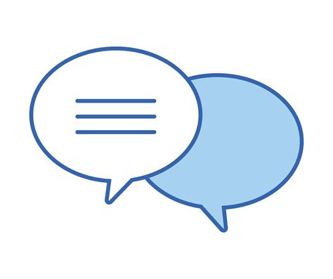 Two Speech Bubbles 4309531 Vector Art At Vecteezy