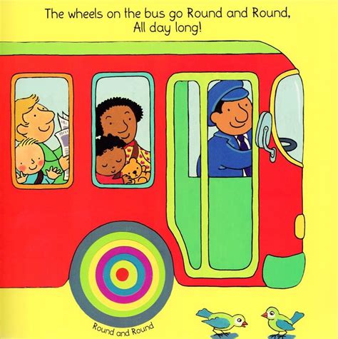 Wheels On The Bus Go Round And Round Classic Book With Holes