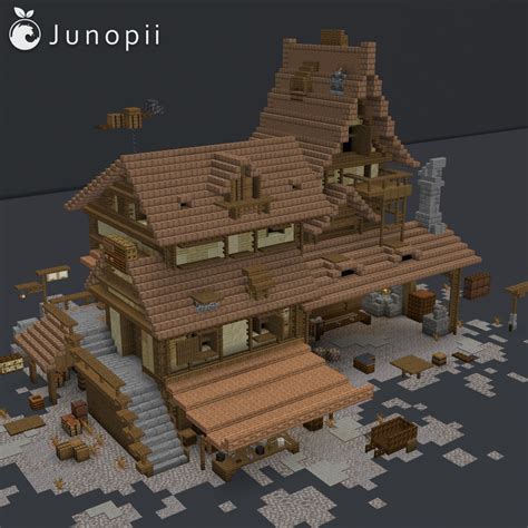 Get More From Junopii On Patreon Minecraft Houses Minecraft