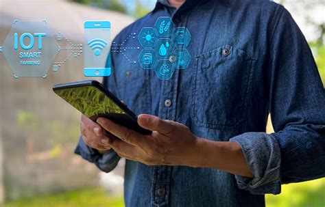 농업 Iot 스마트 농업 Ai 농업 인공 지능에 의한 미래 지향적 인 센서 데이터 수집 관리를 통한 스마트 디지털 농업 기술로