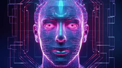 Premium Ai Image Face Recognition Facial Recognition System Concept