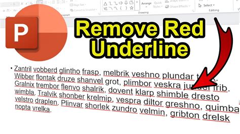 How To Remove Red Underline In Powerpoint Quick Guide Youtube