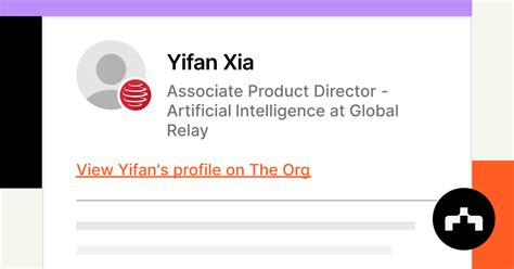 Yifan Xia Associate Product Director Artificial Intelligence At