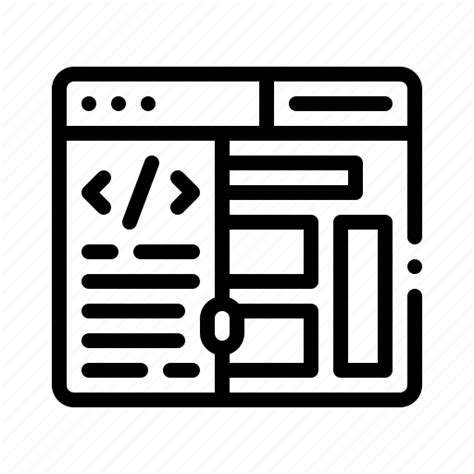 Programing Program Website Web Development Coding Language Icon