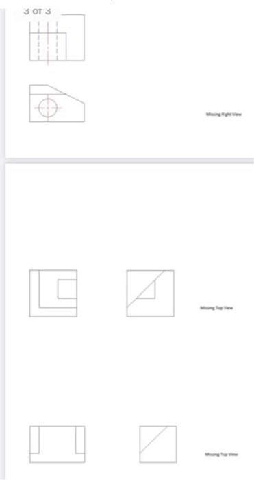 solved 2 use autocad to draw the multiviews given in