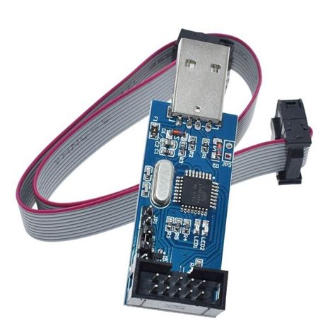 51 avr usb isp asp atmega programmer usbasp downloader โปรแกรมเมอร์