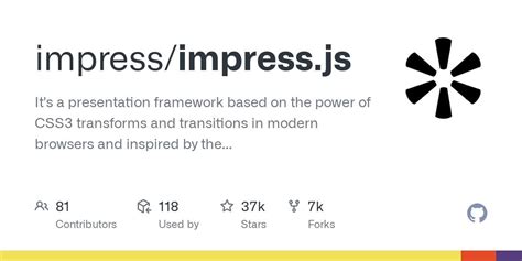 Impressimpressjs Its A Presentation Framework Based On The Power Of Css3 Transforms And