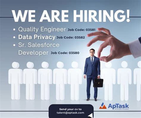 aptask on linkedin we are hiring