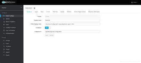 keycloak单机环境的部署和部分问题总结 keylock administration console csdn博客